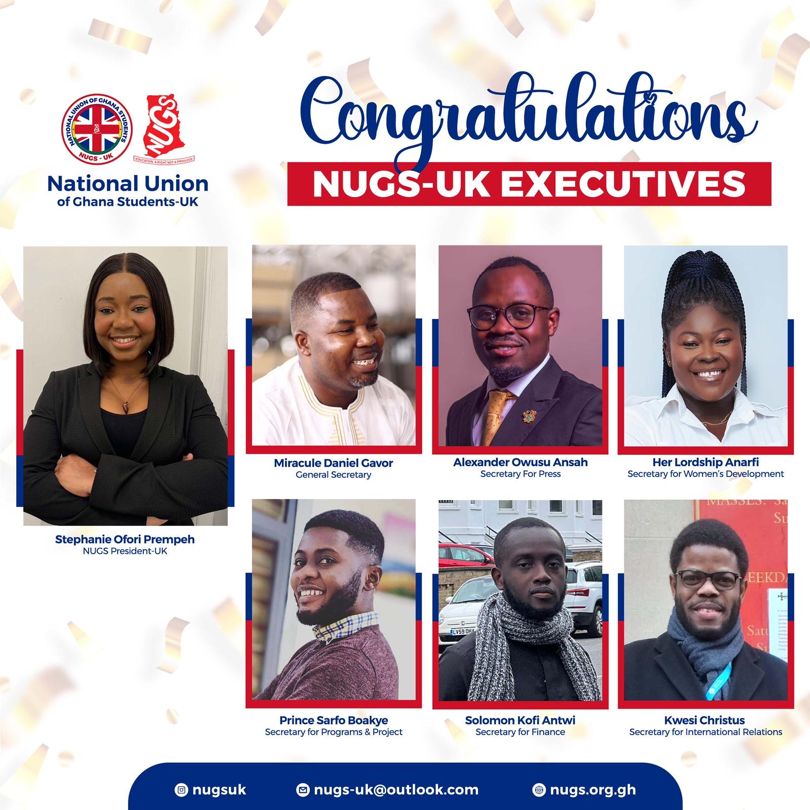 57th NUGS Administration Launches NUGS-UK with Historic Appointment of ...